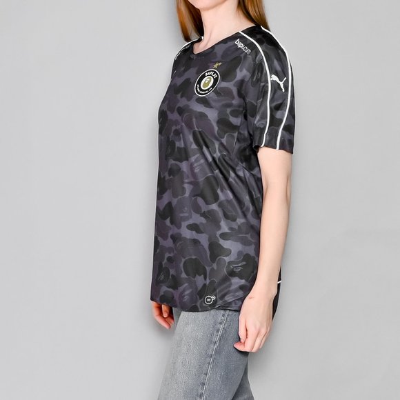 Bape | Shirts | Bape Fc X Puma Camo Print Soccer Jersey | Poshmark